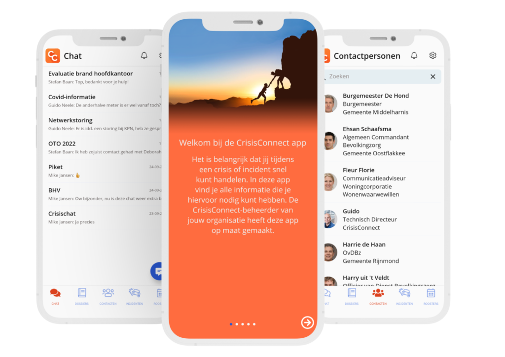 Over de App - CrisisConnect